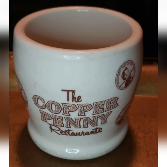 shenango | Dining | Vintage The Copper Penny Restaurant Ware Mug Thick ...